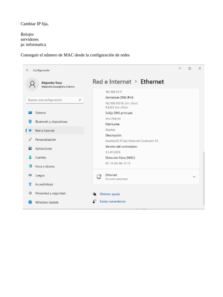 Cambiar Ip Fija | PDF