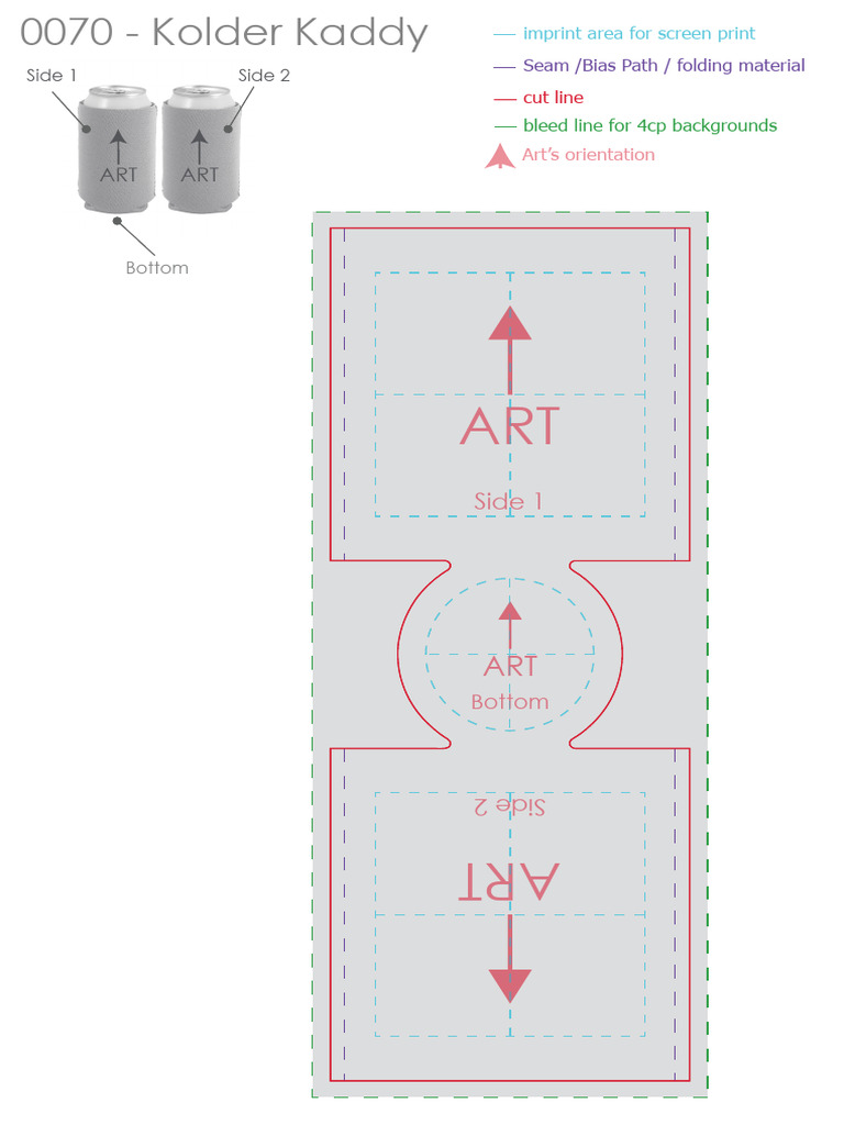 Kolder Kaddy Screen Print Guidelines | PDF
