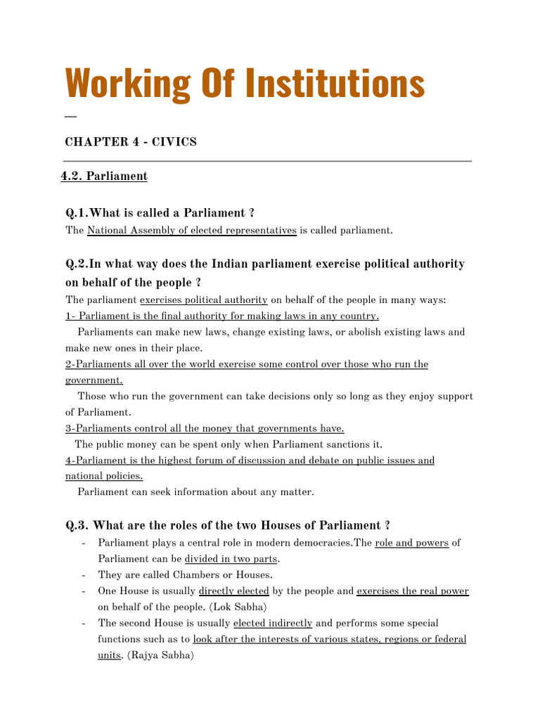 CIVICS - chapter 4 | PDF | Supreme Courts | Judiciaries