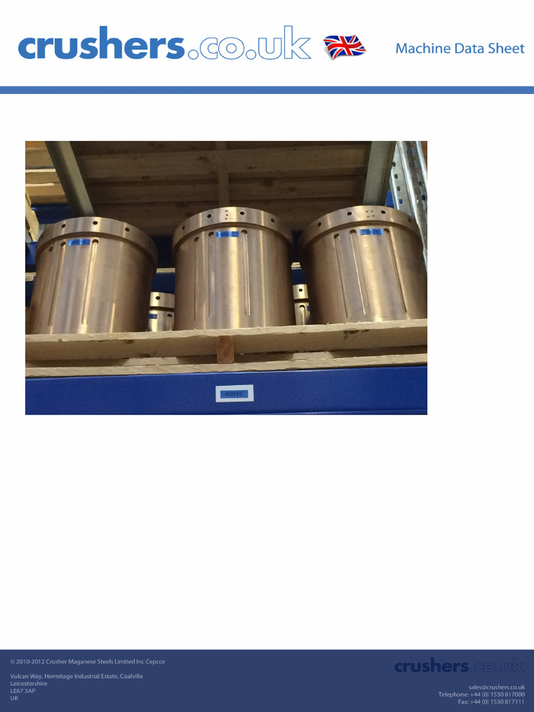 H36'' Eccentric Bushing 442.8144-01 | PDF