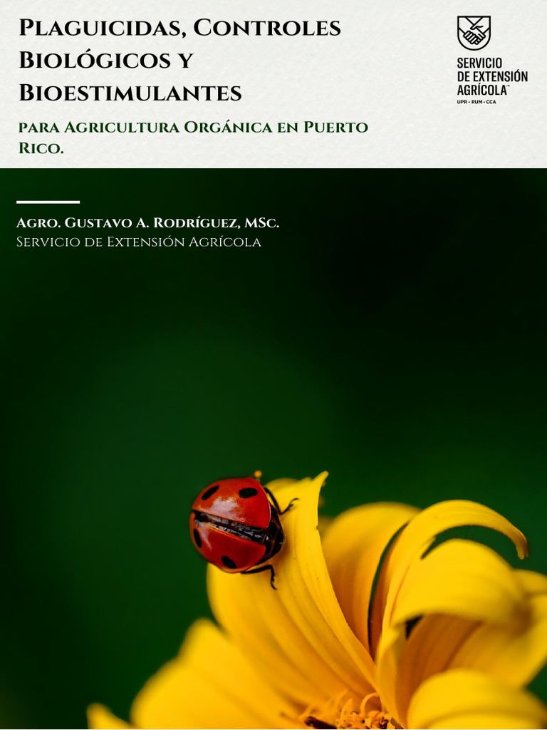 Plaguicidas Orgánicos SEA Bayamón Ed. 2 | PDF | Pesticida | Agricultura