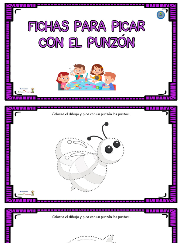 Fichas Picar Punzon | PDF