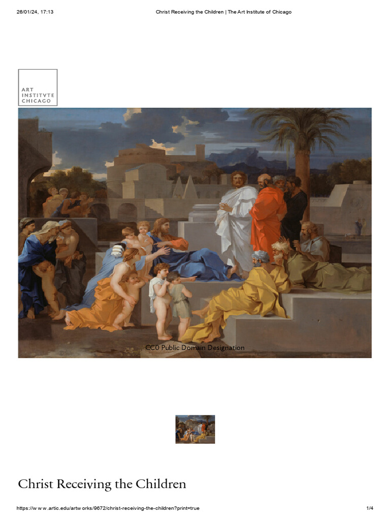 Christ Receiving The Children - The Art Institute of Chicago | PDF ...
