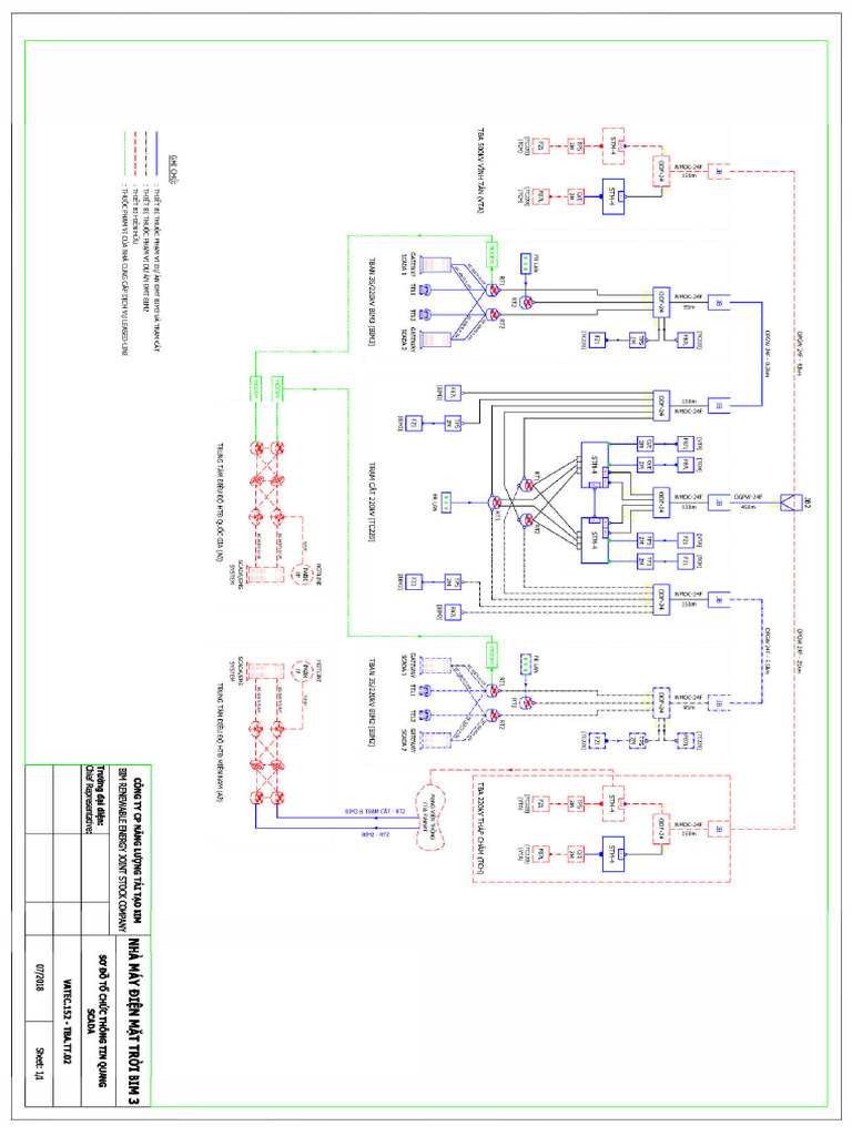 So Do Truyen Thong Mang SCADA BIM2 QT Ve Ax | PDF