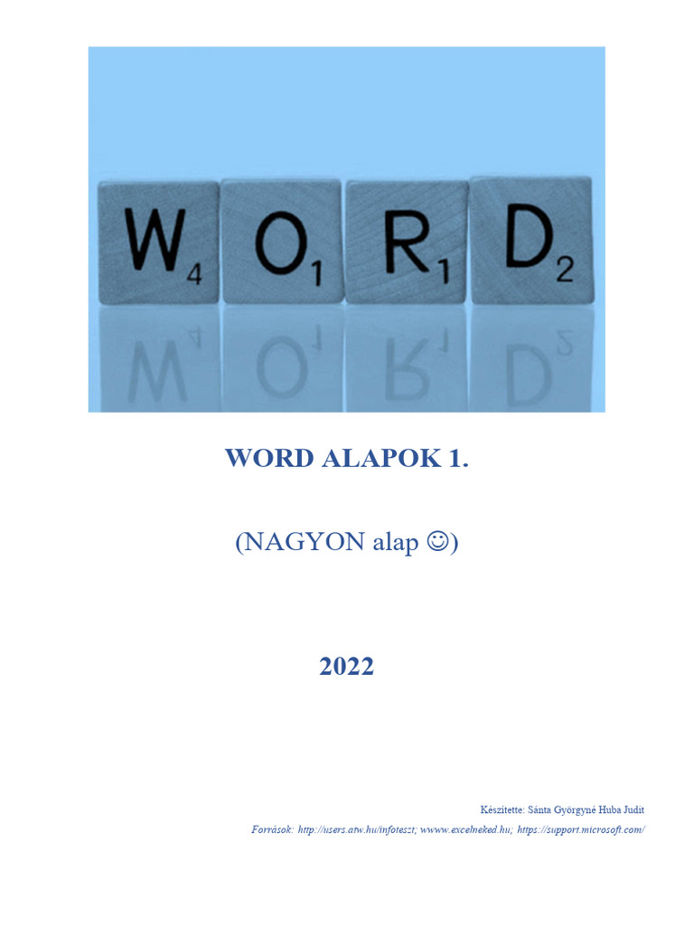 Segédlet1 Alap | PDF