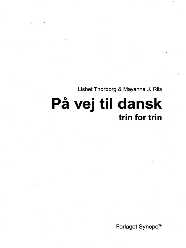 På Vej Til Dansk | PDF