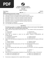 ICSE Class9 Chemistry QuestionPaper | PDF