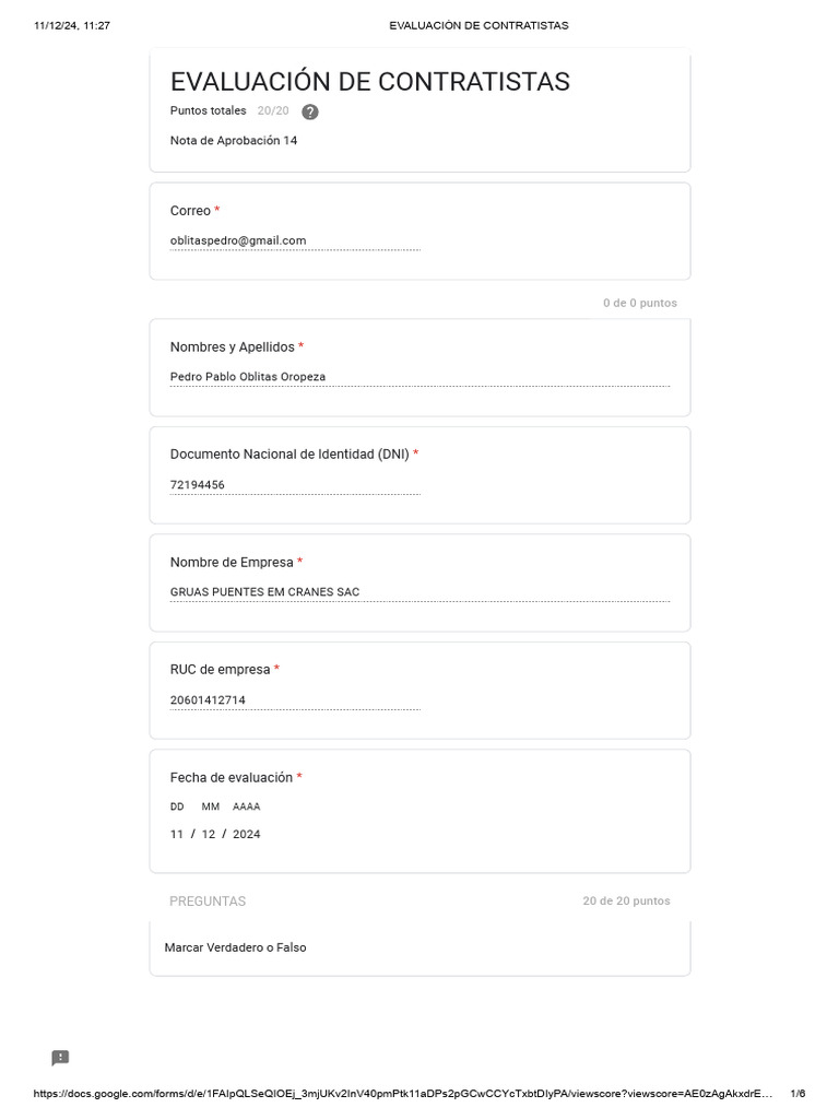 EXAMEN BERICAP | PDF