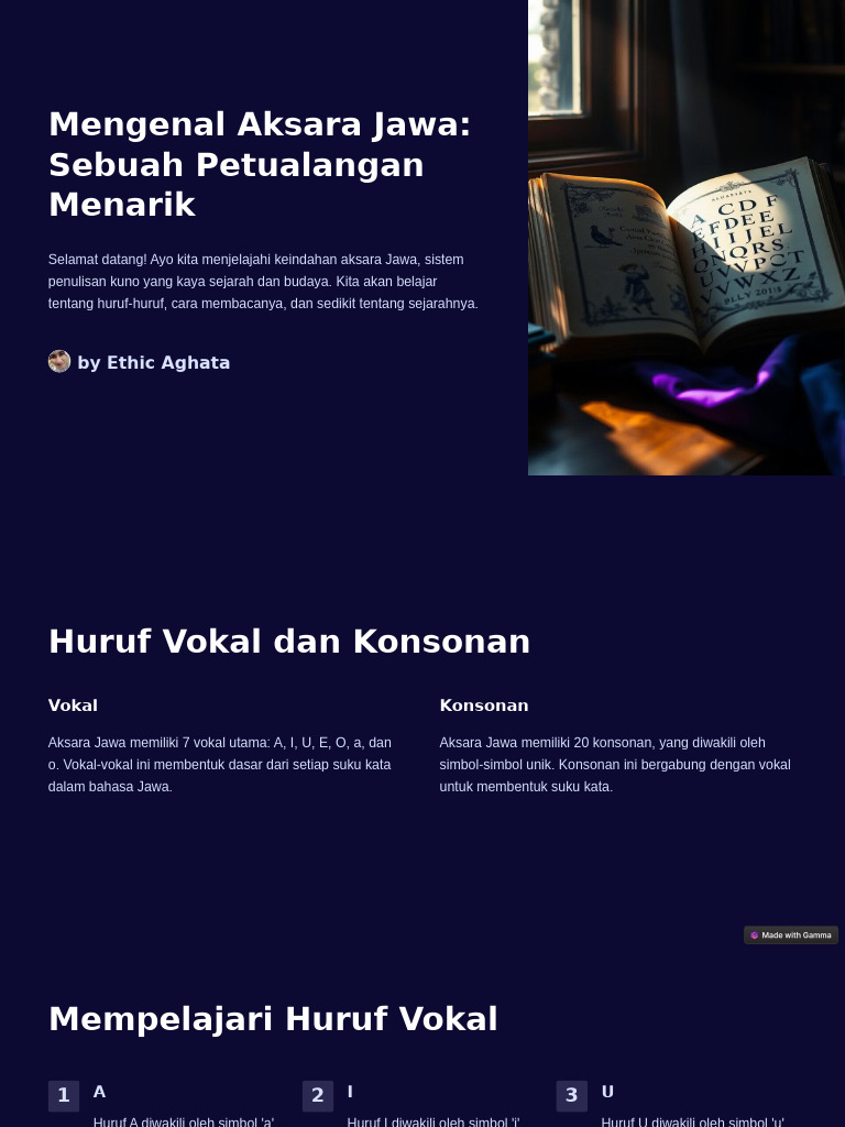 Mengenal Aksara Jawa Sebuah Petualangan Menarik | PDF
