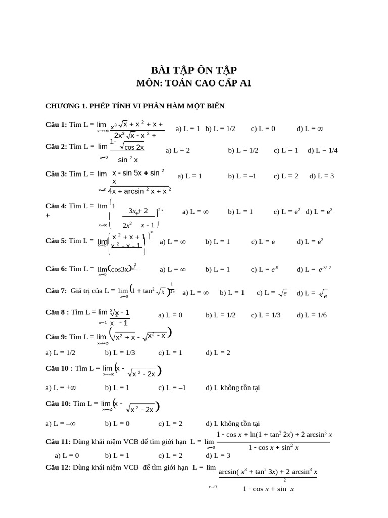 BT On A1 - Gui Lop | PDF