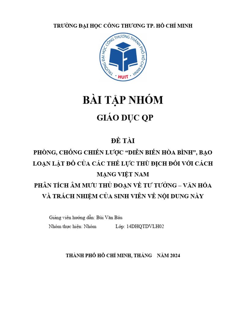 GDQP2_Câu 2_Nhóm 9 | PDF