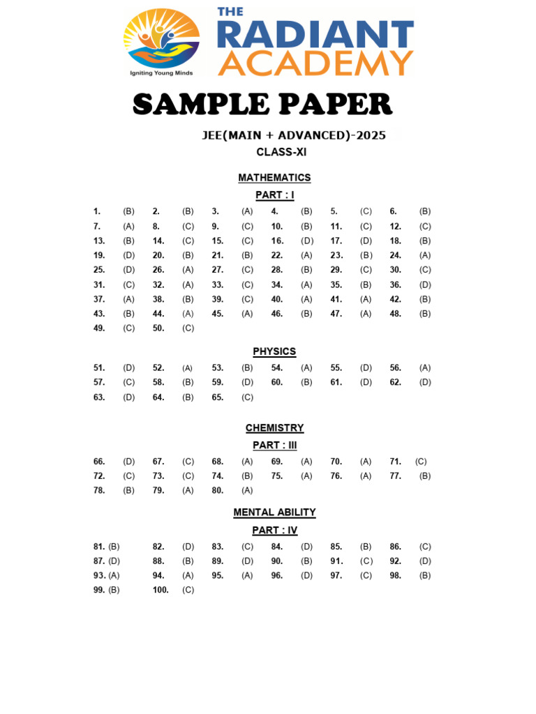 SAT Paper 2024 Sample Questions | PDF