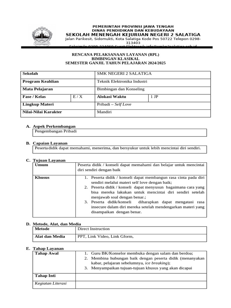 RPL Self Love Adi C | PDF