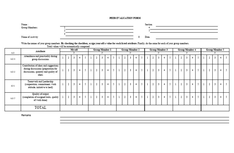 Peer-Eval | PDF | Social Psychology