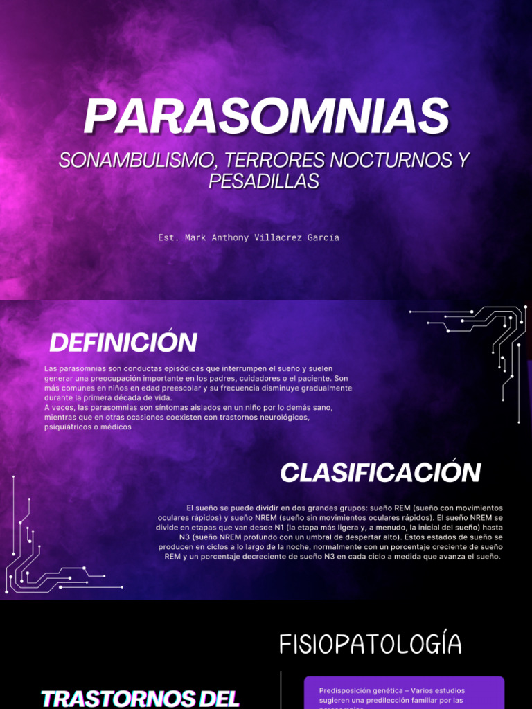 PARASOMNIAS y TDHA | PDF