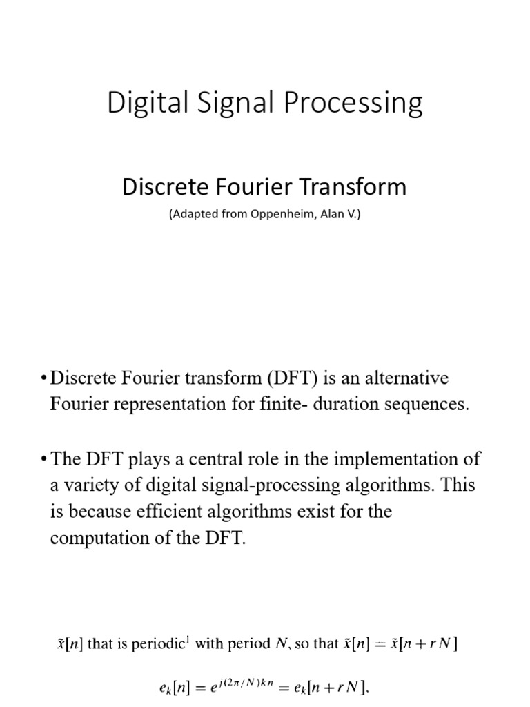 DFT & Convolution for DSP Experts | PDF | Discrete Fourier Transform | Convolution