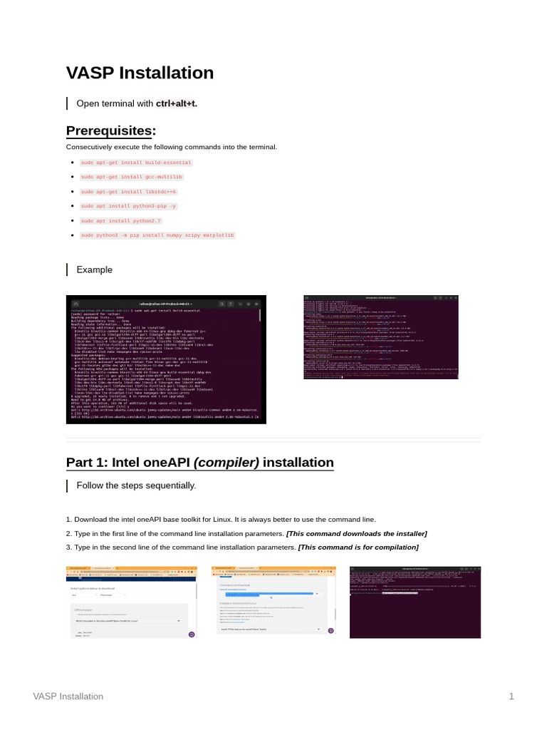 VASP Installation | PDF | Computing | Computer Architecture