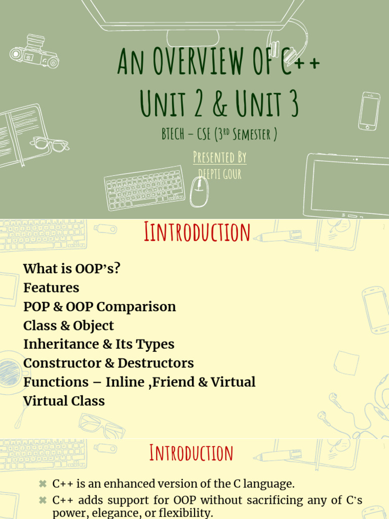 Unit-2 and Unit-3 | PDF | Class (Computer Programming) | C++ Unit-2 and Unit-3 | PDF | Class (Computer Programming) | C++