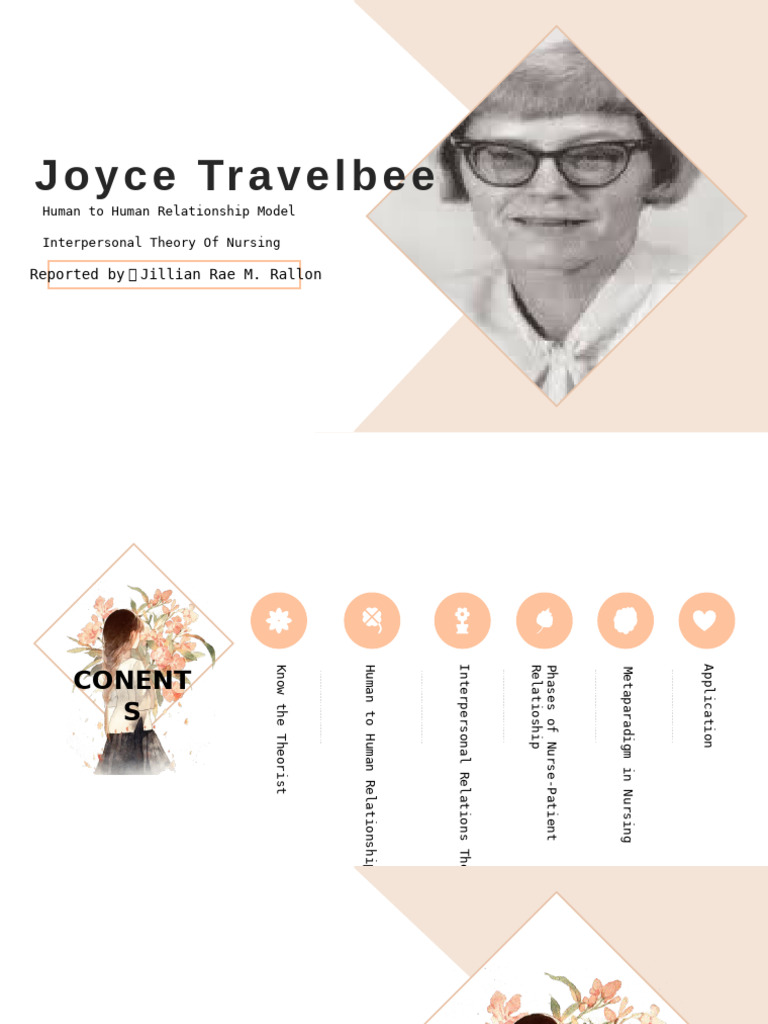 Joyce Travelbee Report | PDF | Nursing | Social Psychology