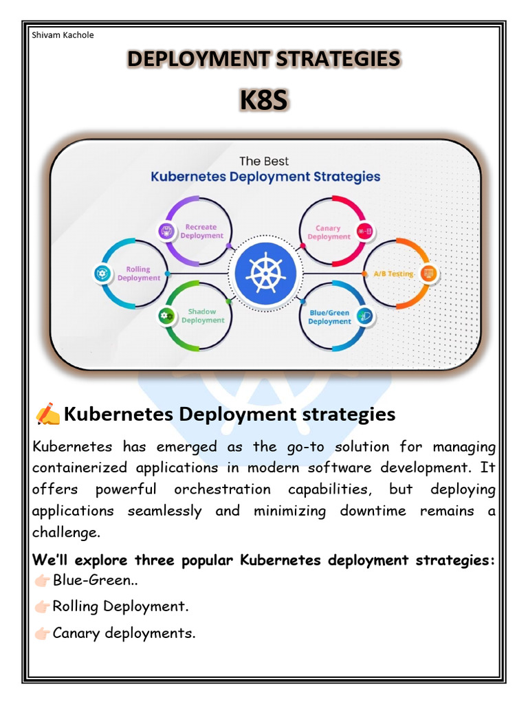 Kubernetes Deployment Strategies | PDF | Software Engineering ...