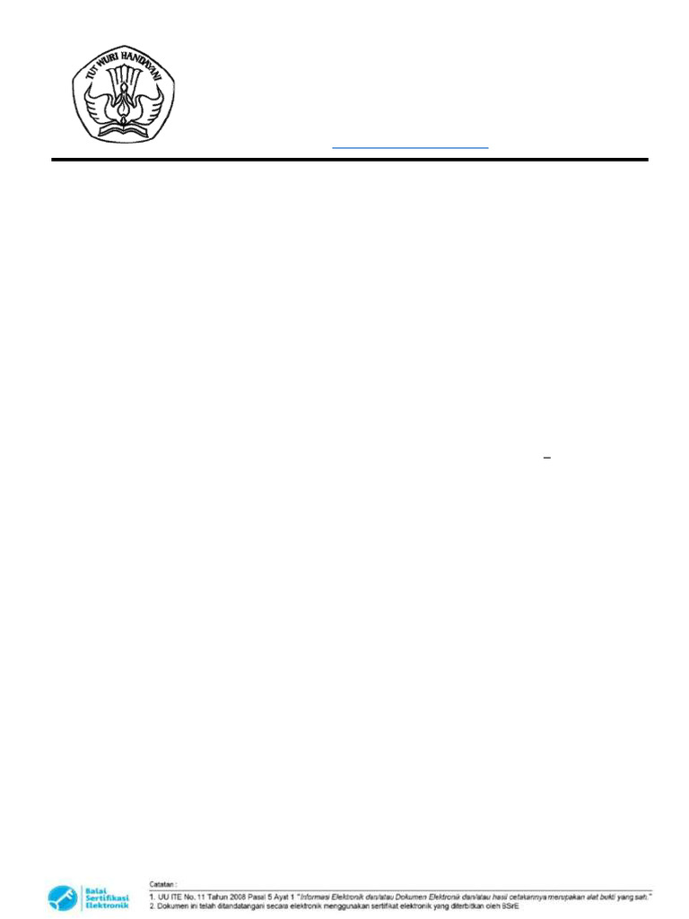 Pemberitahuan Peserta Monitoring Dan Evaluasi Program PM | PDF