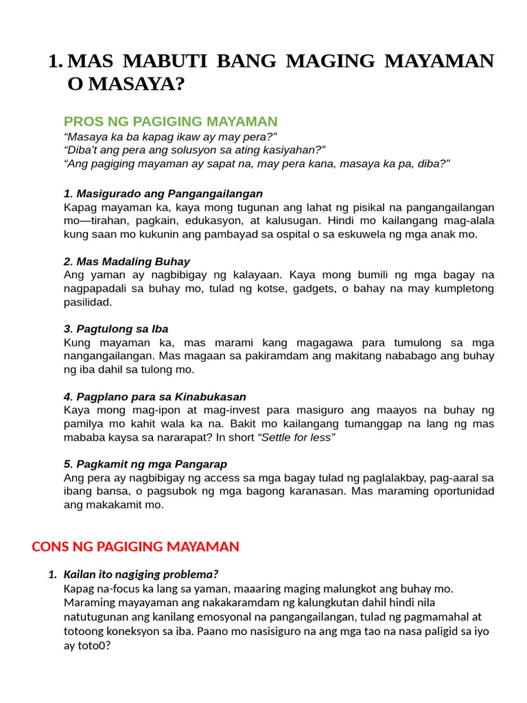 Filipino Debate Jehoven | PDF