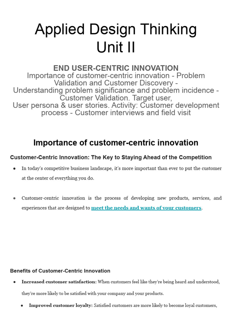 ADT - Unit 2 | PDF | Customer Satisfaction | Data Analysis