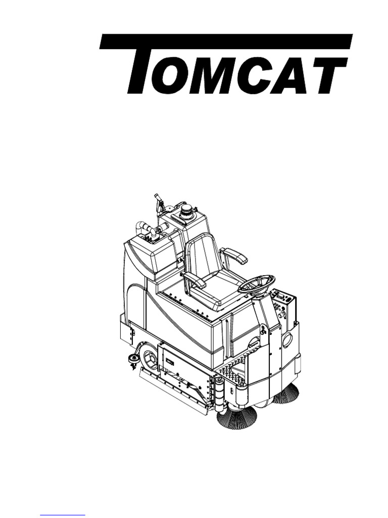 Tomcat 290/350 Rider Scrubber Manual | PDF | Switch | Battery Charger