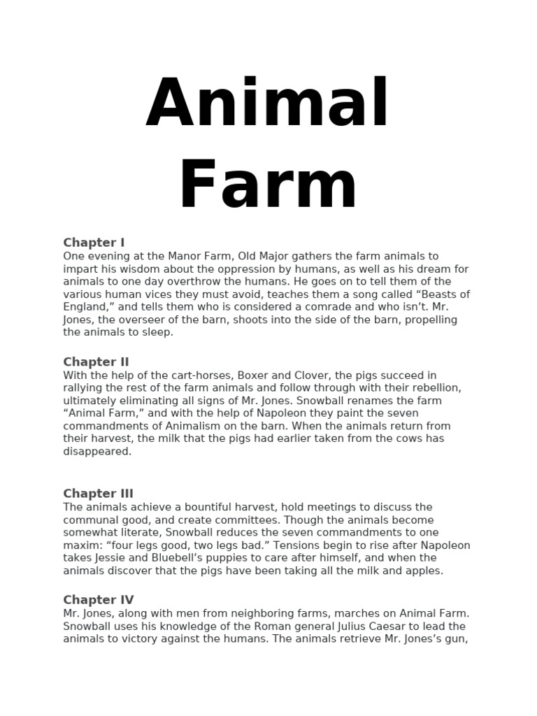 Animal Farm | PDF | Communism