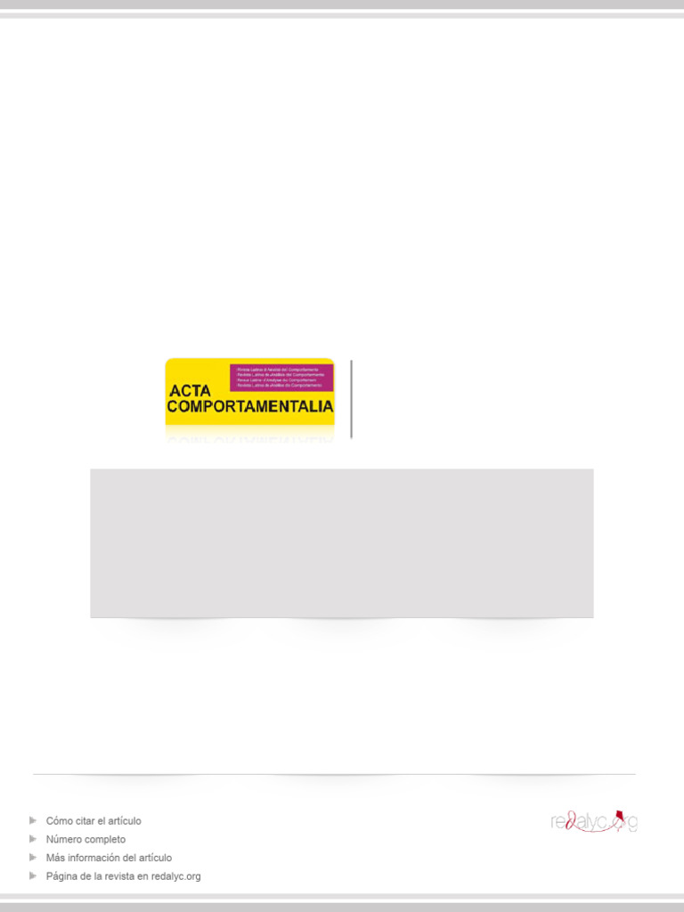 Personalidad Desde Perspectiva Conductual | PDF