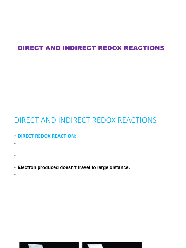 REDOX REACTION PART II | PDF | Redox | Electrochemistry