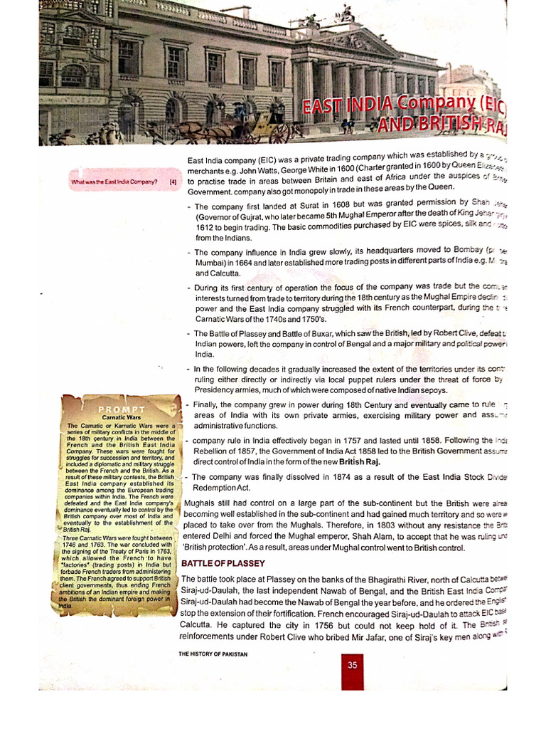 Ch#2 East India Company | PDF