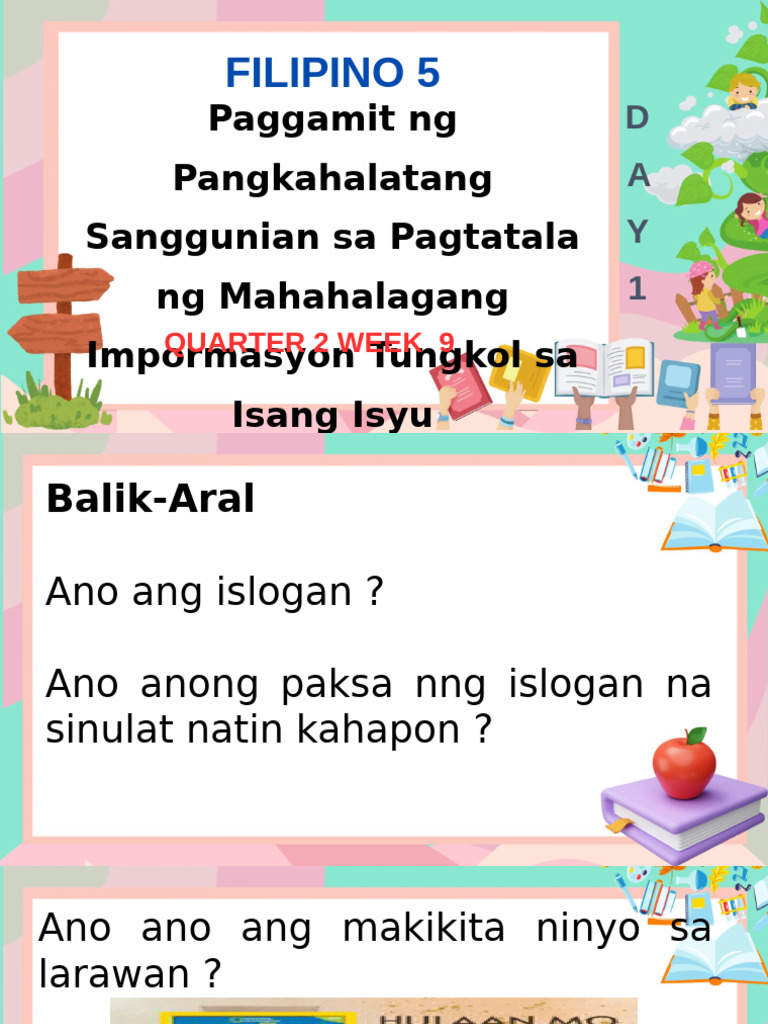 Q2-W9-Filipino 5 | PDF
