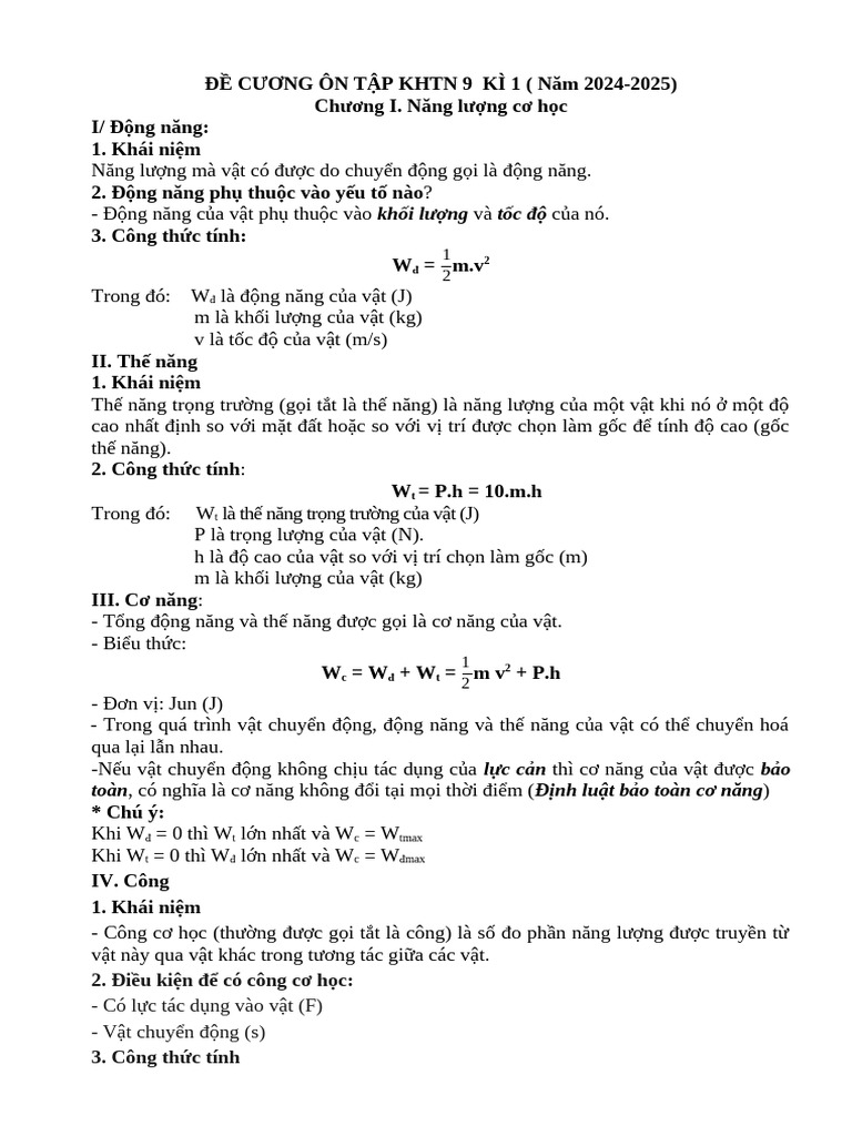 2 de Cuong GK 1 KHTN 9 24-25 56161 | PDF