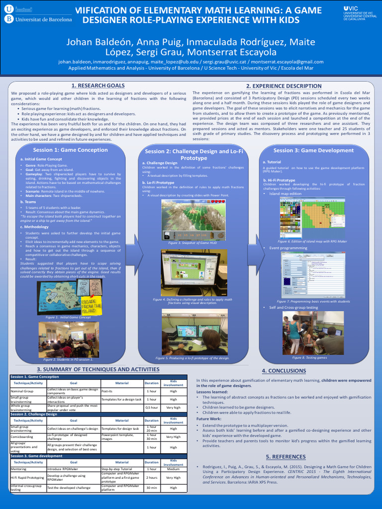 Gamification of Elementary Math Learning: A Game Designer Role ...