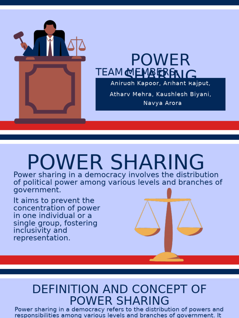 Power Sharing | PDF | Democracy | Political Ideologies
