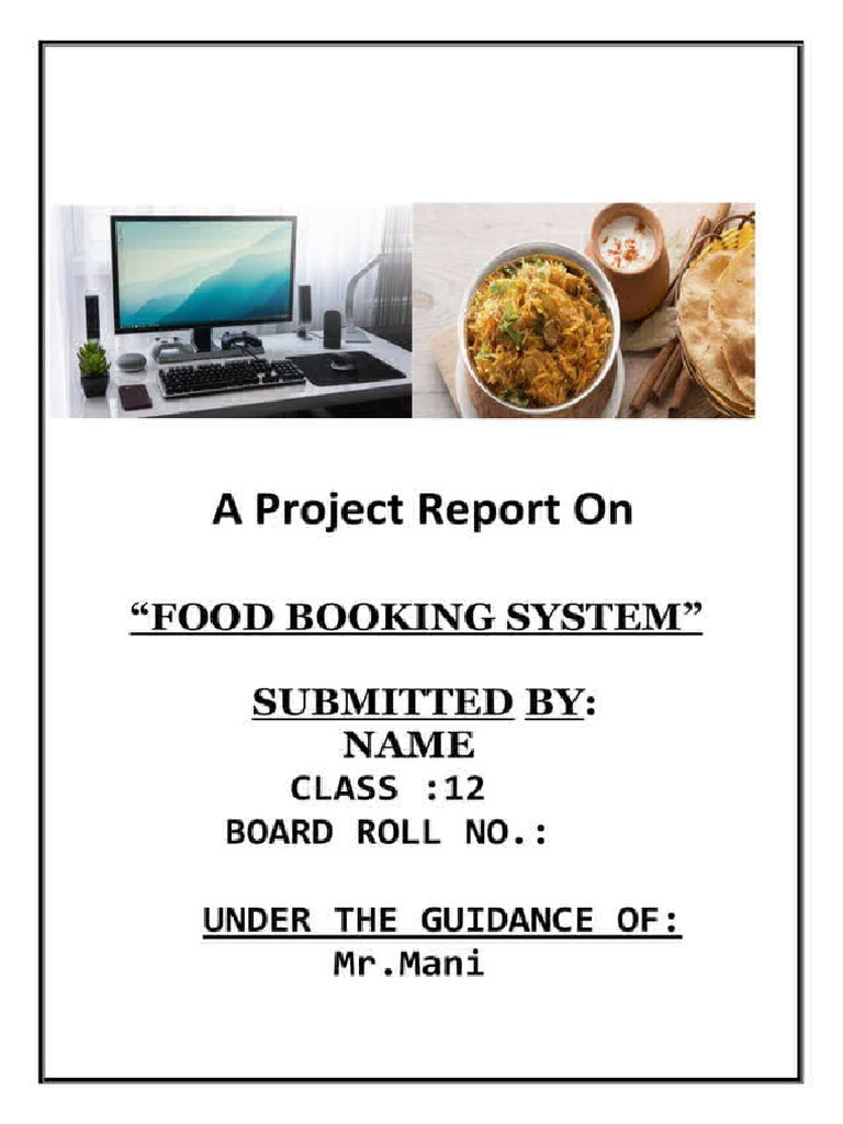 Computer Science Project | PDF