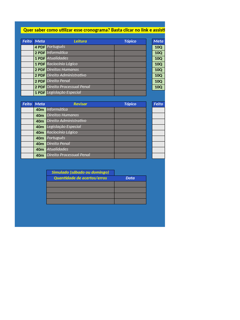 Cronograma Do Aprovado Ppes | PDF