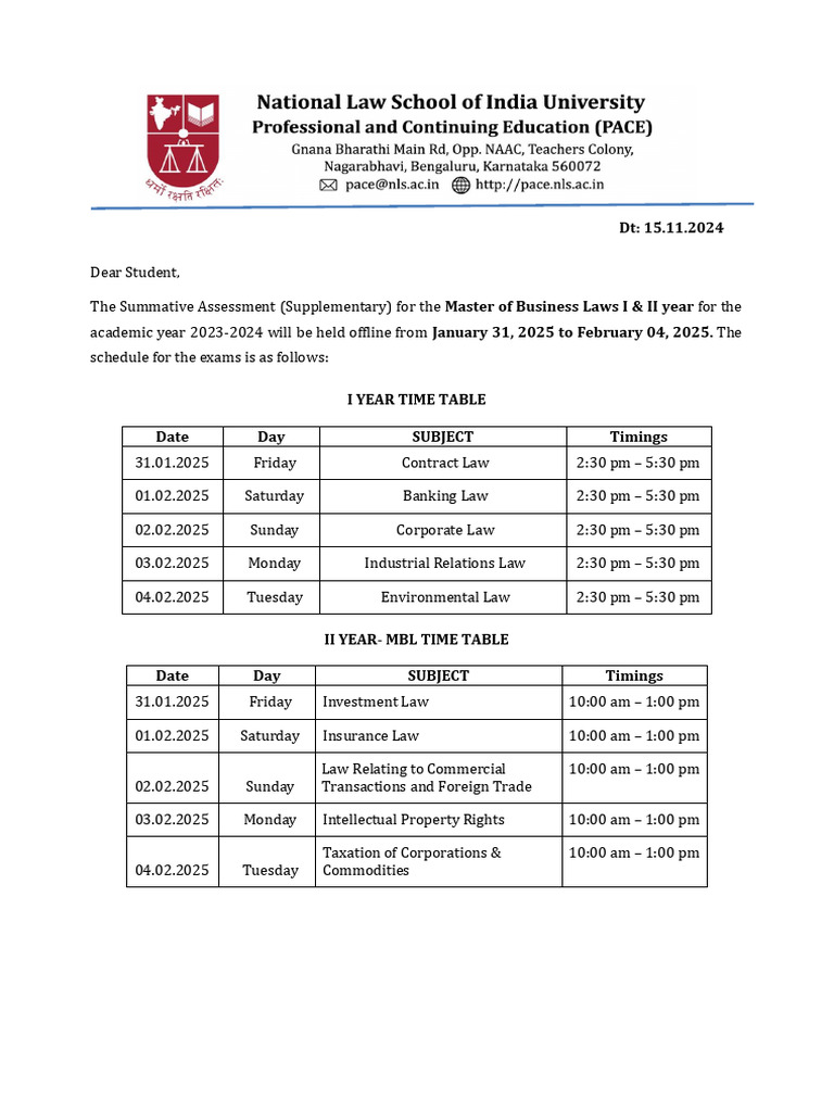MBL_SA_Supplementary_Schedule_2023-24 | PDF | Payments | Money