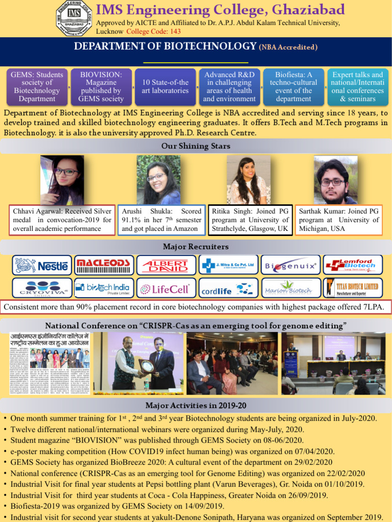 Newsletter BT IMSEC 2019-20 | PDF