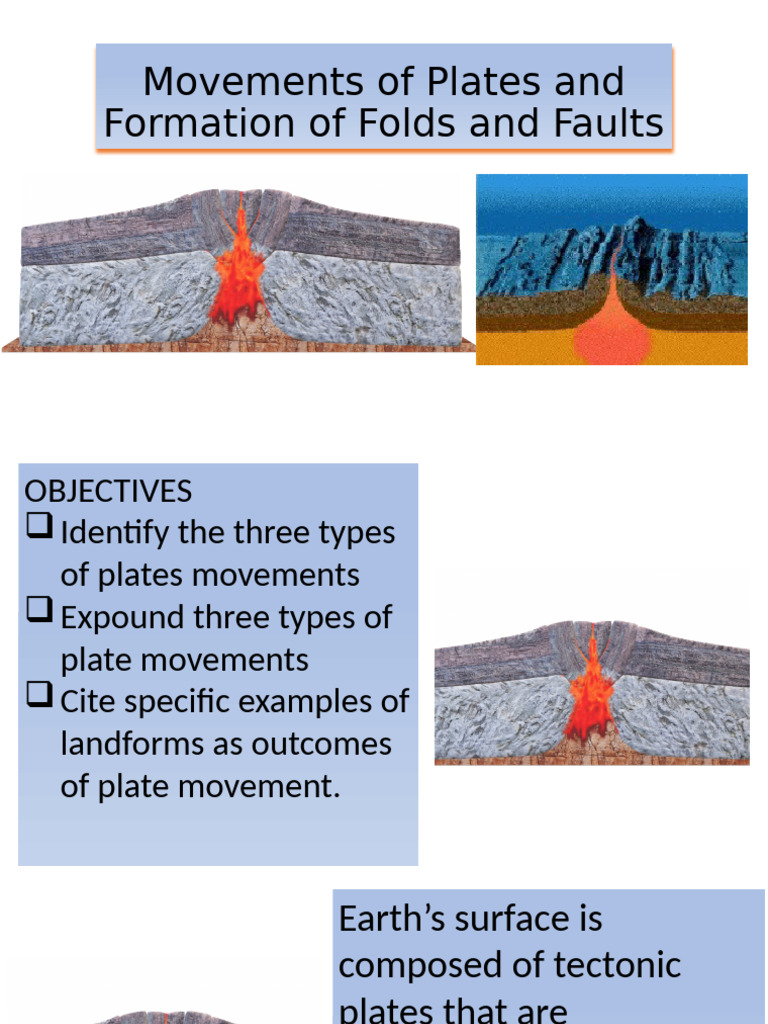 Movements of Plates and Formation of Folds And | PDF
