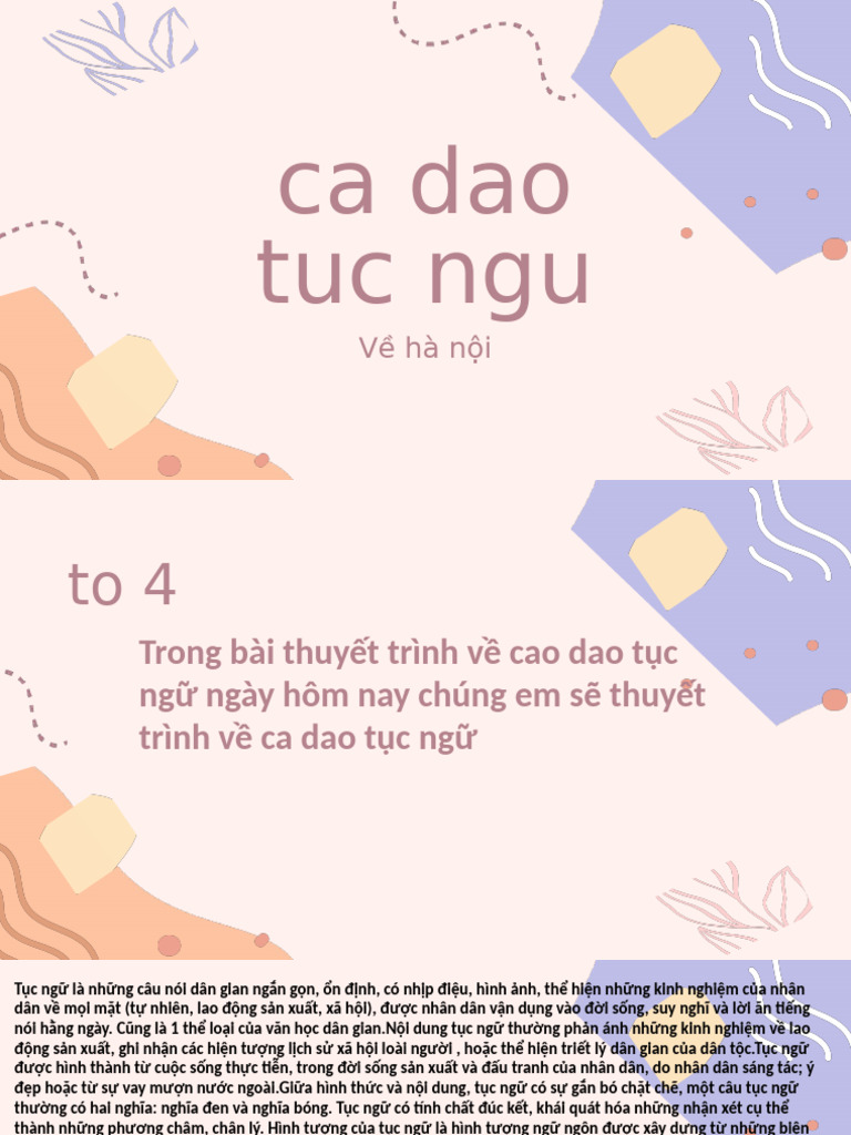 ca dao tuc ngu | PDF