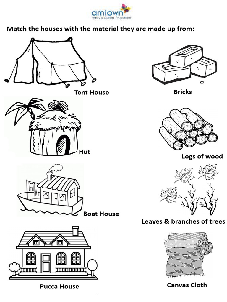 Worksheet2-Types of Houses | PDF