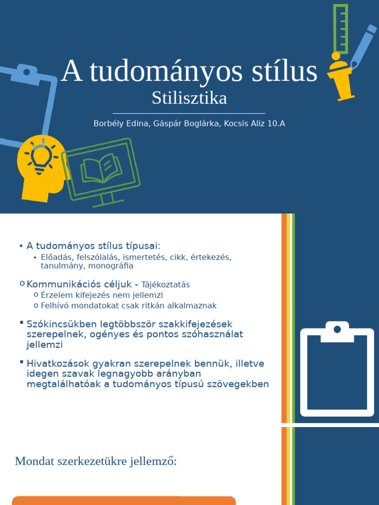 A Tudományos Stílus | PDF