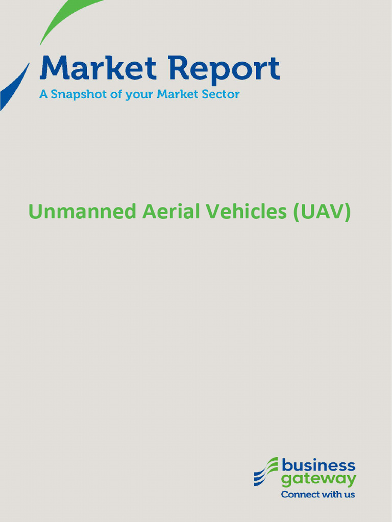 Market-Report-UAV-Unmanned-Aerial-Vehicles-March-2024 | PDF | Unmanned Aerial Vehicle