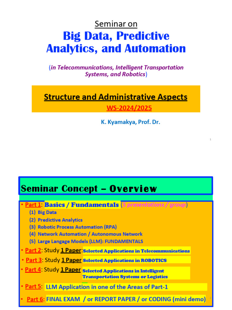 Big Data. Lecture 1 | PDF | Analytics | Big Data