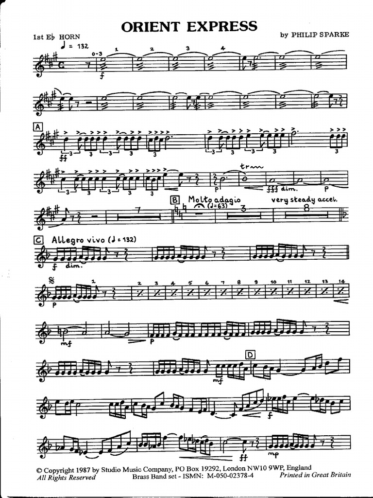 08 Orient Express - 1st Horn in Eb | PDF
