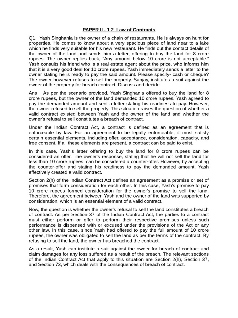 ADR Paper | PDF | Restraint Of Trade | Estoppel