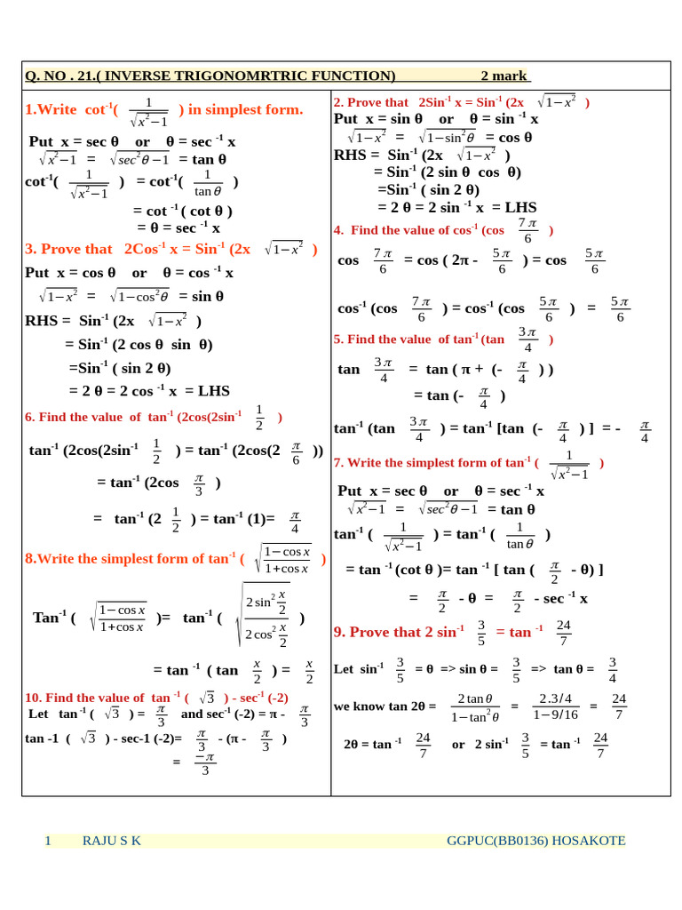 Maths Question Bank Bangalore | PDF | Functions And Mappings | Geometry