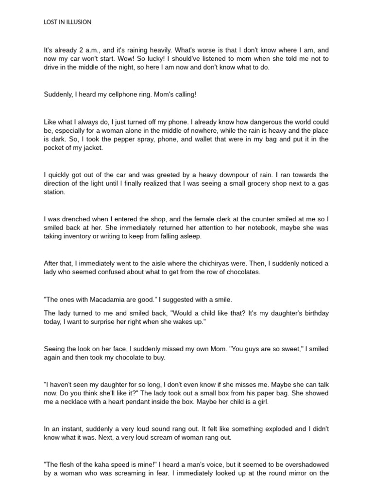 Cw Short Story | PDF